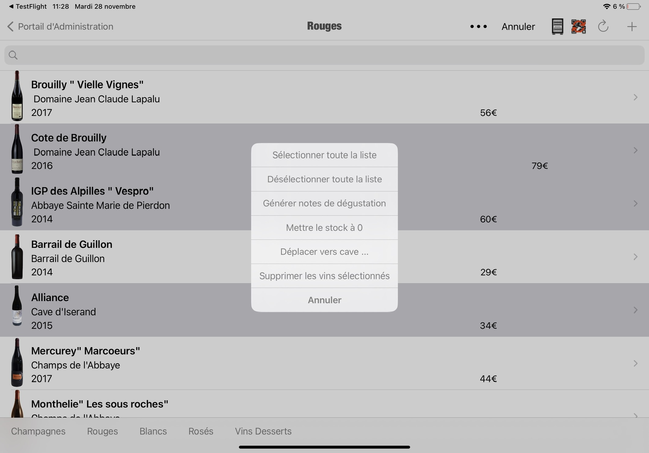 Mode Sélection Multiple et "Quick Actions" pour une gestion encore plus ...